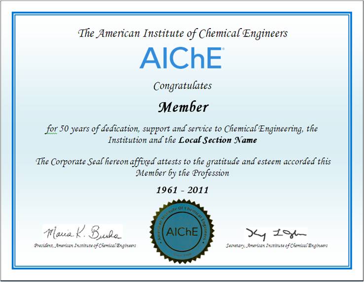 AIChE Local Section Resources for Leaders